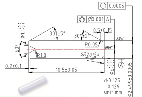 Loss Zirconia Ceramic Ferrules Fiber Optic System Components LC ...