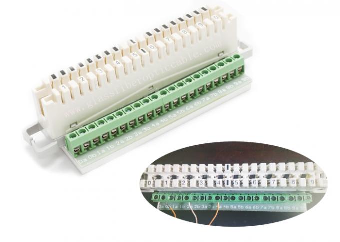 10 Pair ADC Krone Disconnection Module LSA - Plus With Screw Terminals