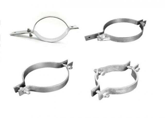 Galvanized Steel Medium Duty 70kn Double Riser Clamps