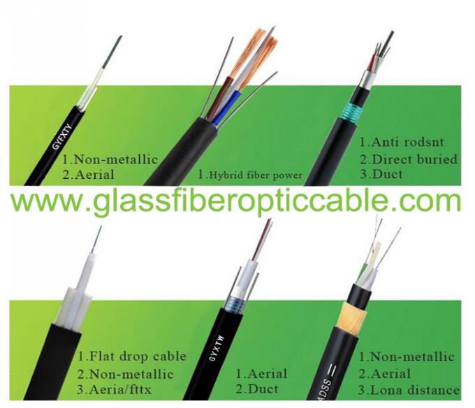 4.0MM2 Hybrid Copper Fiber Optic Cable With Black TPU Jacket