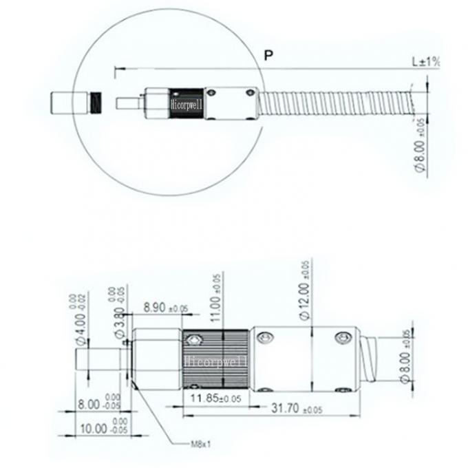 D80 Fiber Cables High-Power Laser Delivery Different Fiber-core ...