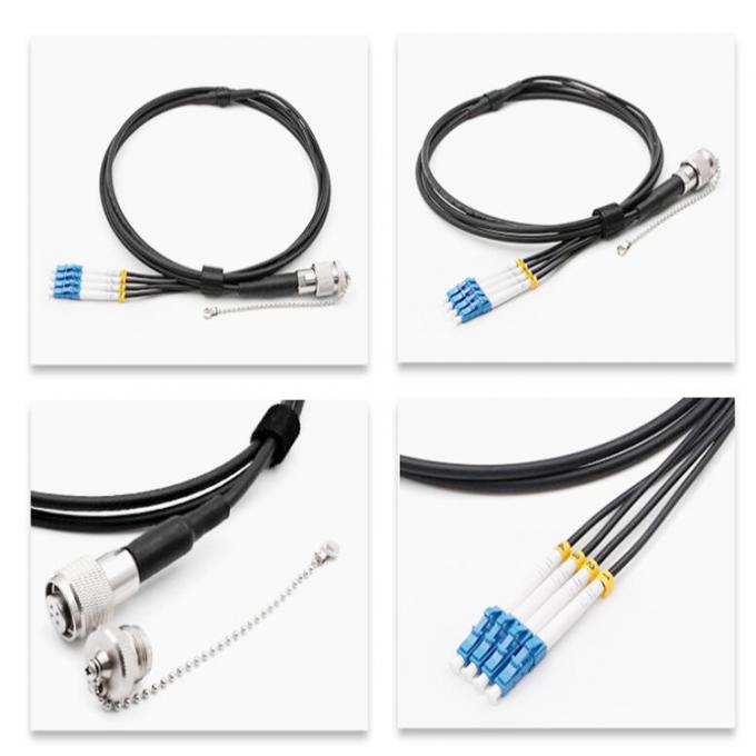 2/4F RDC/QDC To Duplex LC Cable Outdoor ODC 2 Core Connector Plug ...