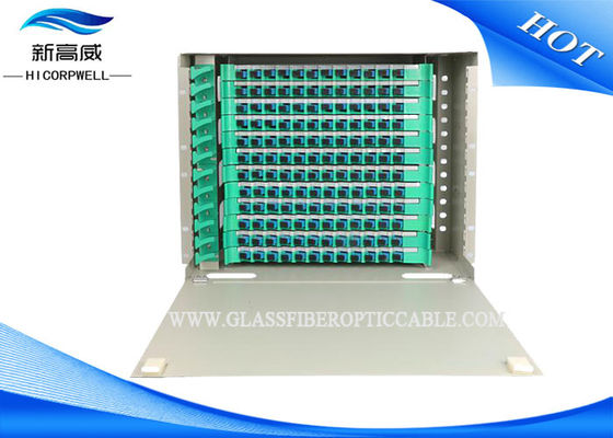 FTTH Optical Panel Fiber Termination Kits 144 Ports ODF SC Adapters ...