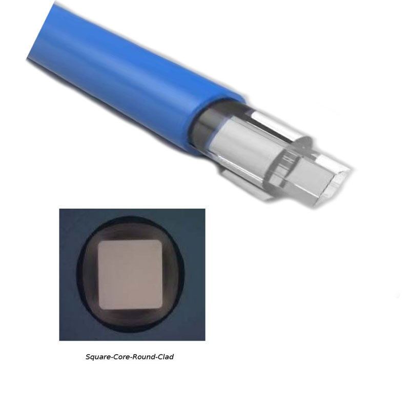 Square core fiber homogenization rectan 100um 150um 200um 400um 600um ...