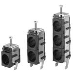 RF Coaxial Feeder Cables Combined Hole Cable Clamp feeder cable clamp ...