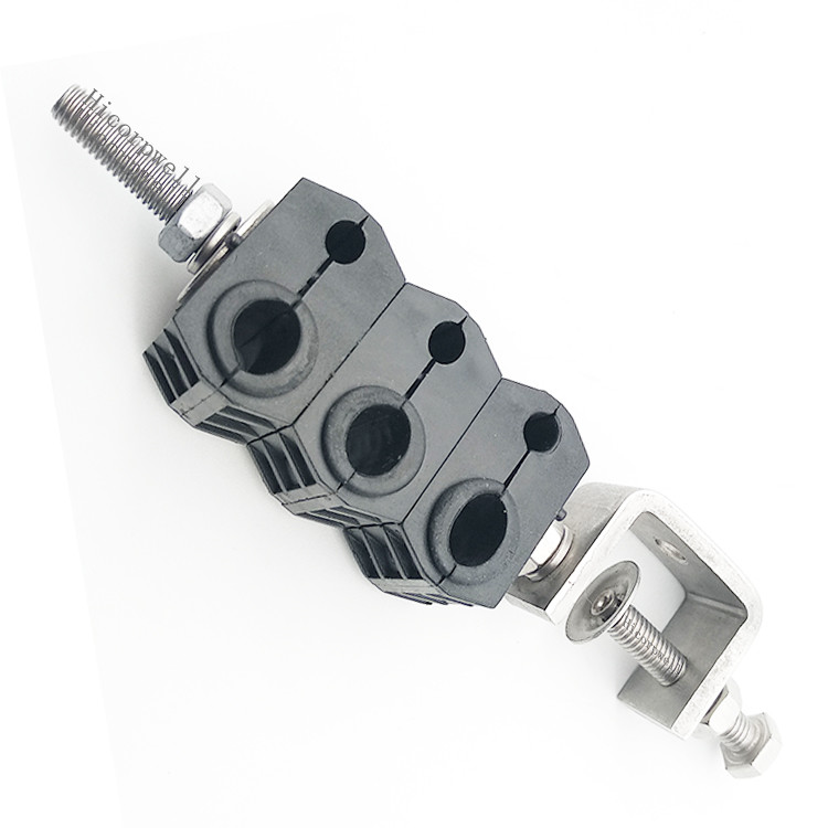 RF Coaxial Feeder Cables Combined Hole Cable Clamp feeder cable clamp ...