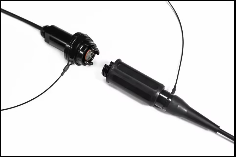 2/4/6 Core Fiber Optic Hermaphroditic Interconnection Expanded Beam Connector For Field Tactical ...