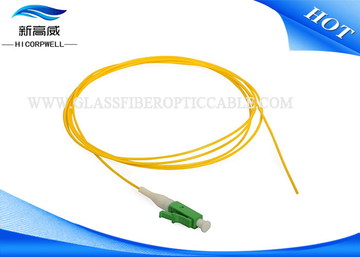 SM Simplex 9 / 125um Fiber Optic Pigtail G652 LC APC Industrial Easy ...