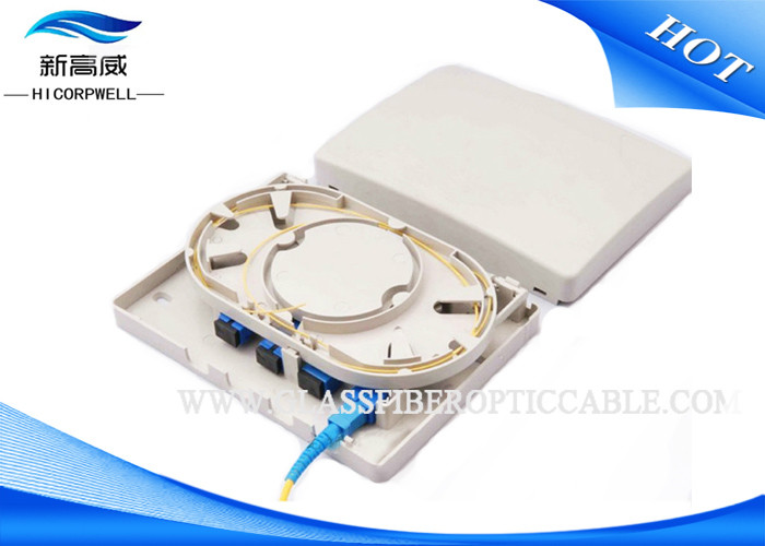 4 Fibers Enterprise Security Network Socket Terminal Unit For Indoor FO ...