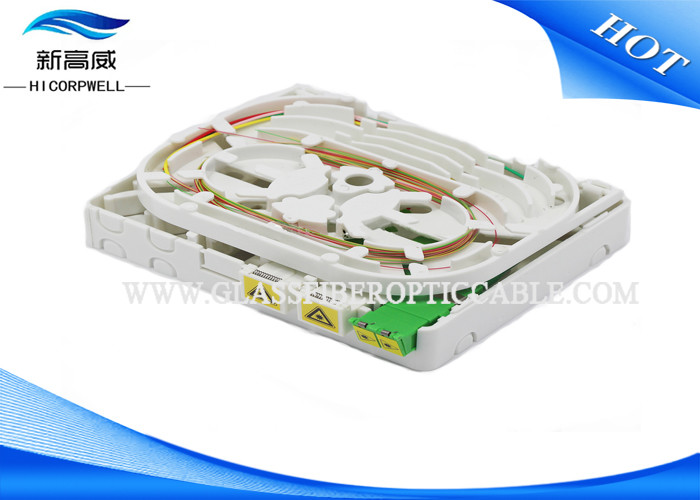 Duplex Fiber Access Terminal Box , Fiber Socket 4 Cores SC / LC FTTH ...