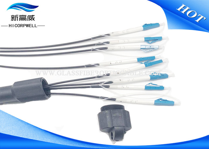 Outdoor 2,4,8,12 Cores FO Tactical IP67 PDLC Waterproof Connectors Pach ...