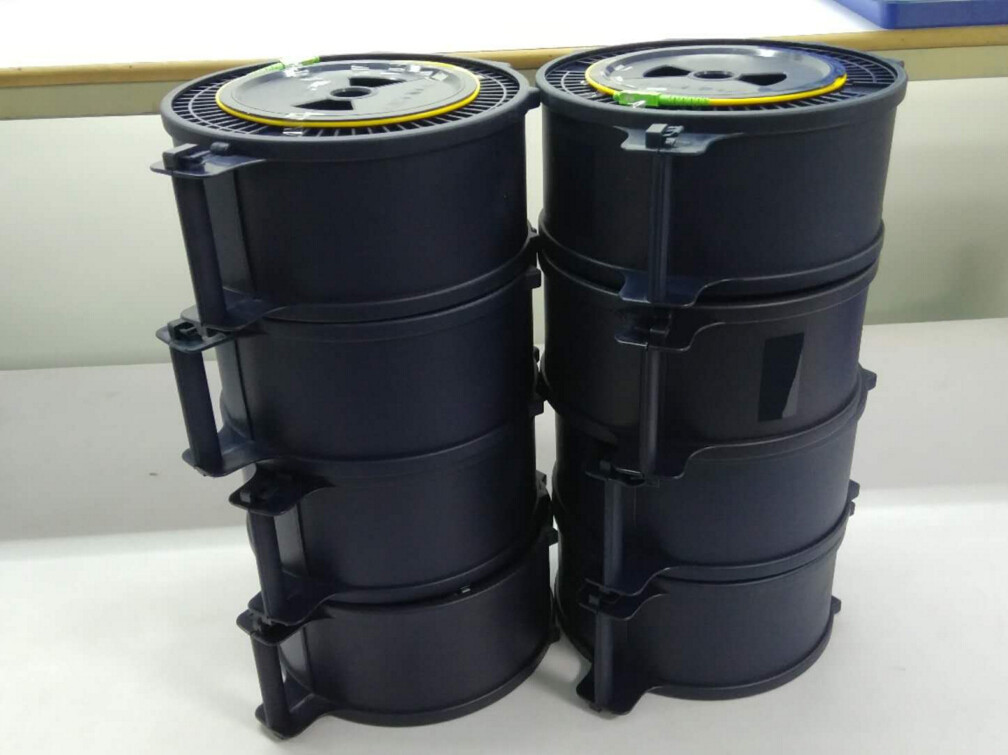 Both ST Connectors Spools Bare Optical Fiber OTDR Launch Cable Reel SM ...