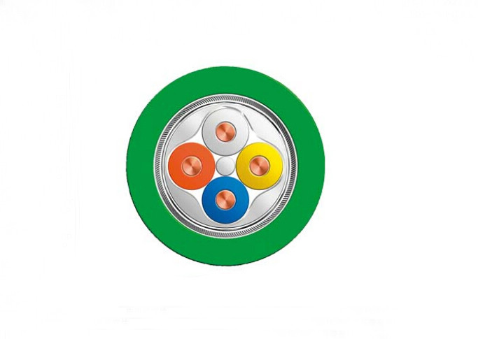 Green Color Industrial Rj45 Ethernet Cable MLFB 6XV1840-2AH10 / O RJ45 2x2