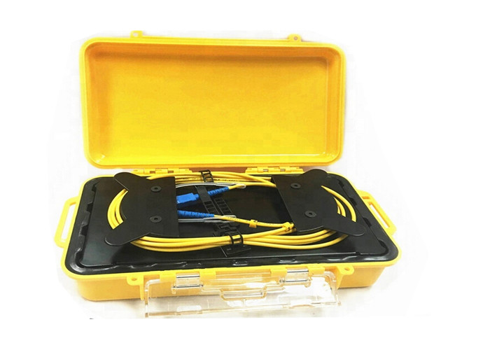 Yellow Otdr Launch Box Ring Box Dummy Fiber G.652D SM 1km Fiber Optic ...