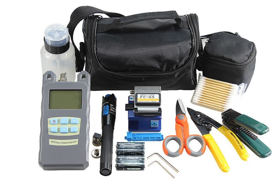 FTTB FTTH Fiber Optic Tool Kit For Fiber Optic Cabling , Telecom System ...