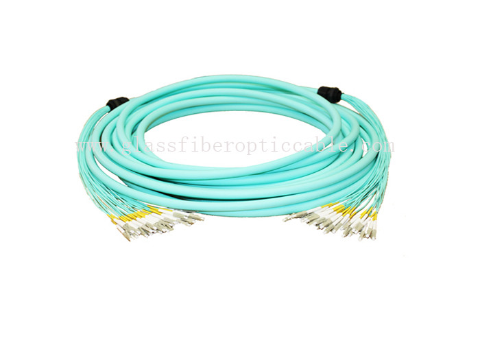 Blue FO Patch Cable OM3 1C 2C LSZH Length 20M 30M 50M Connector Type LC UPC