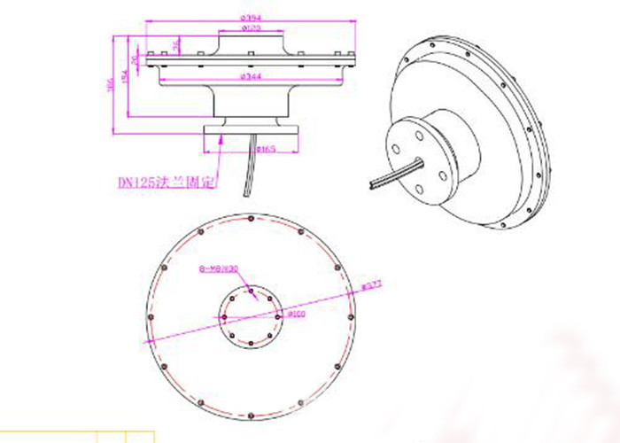 Carbon Steel Permanent Magnet Generator Coreless PMG 2kw 3KW 5KW Low ...