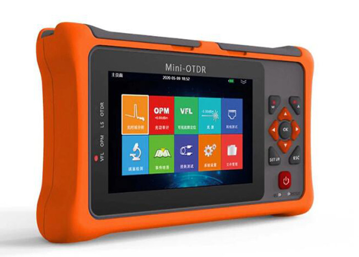 Mini Otdr Machine With OPM OLS VFL RJ45 Cable / Event Map For SM ...