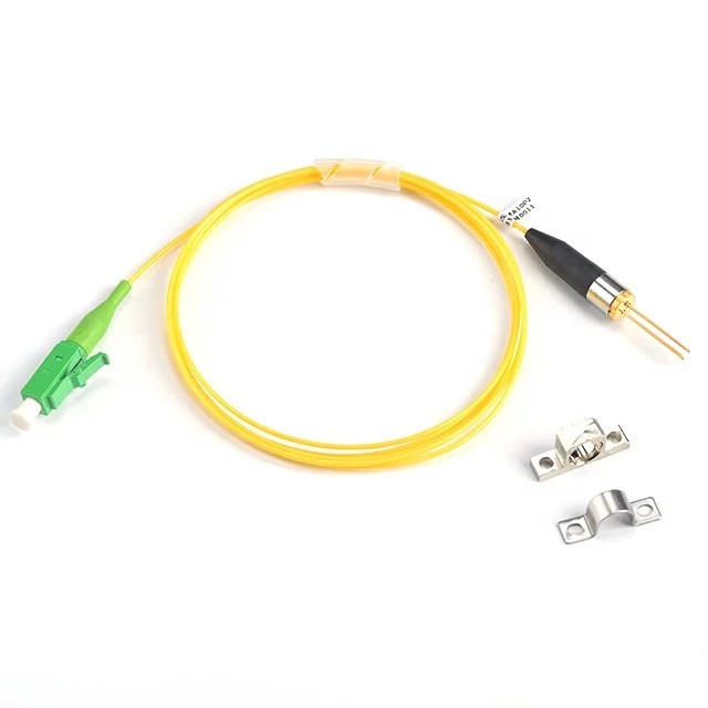 Coaxial 1550nm Orange Fiber Optic Cable VCSEL Pigtailed Laser Diode ...