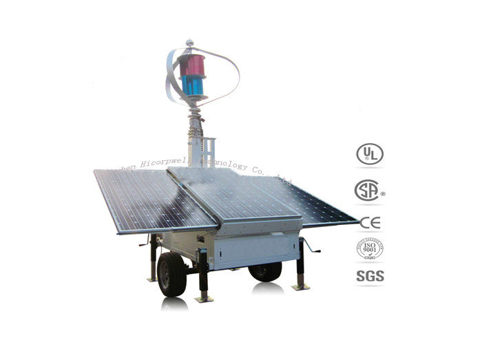 600W Maglev Generator Solar Wind Turbine System With 6 to 9 meters ...