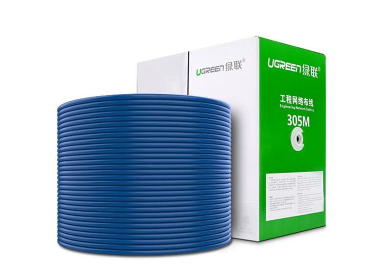 305 Meters Ethernet LAN Cable CAT6 UTP / STP 305 M Roll Length LSZH PVC ...